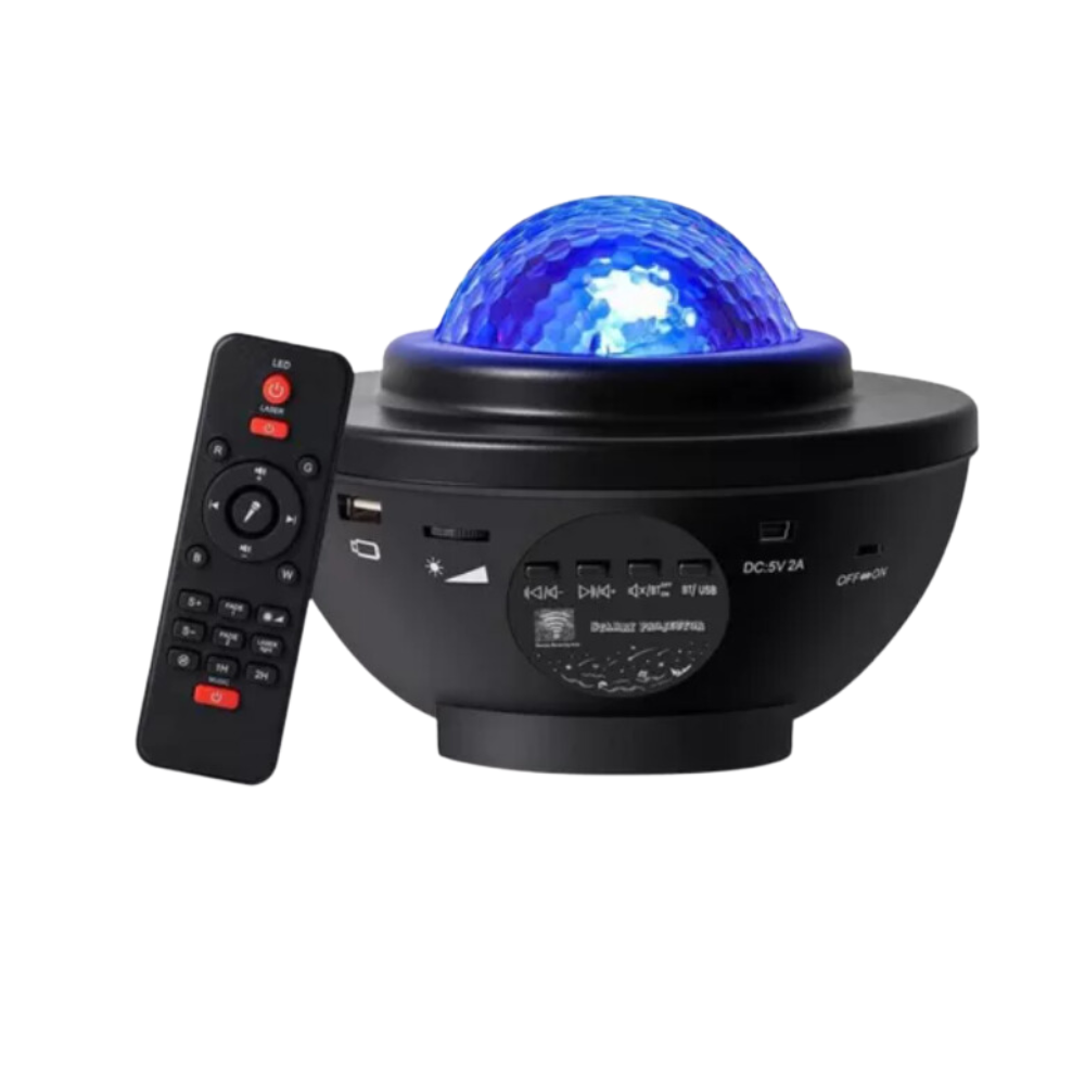 🌌 Proyector De Luces Galaxia Nebulosa Led Parlante Control Remoto🎶🌠 – TecnoHogarJS