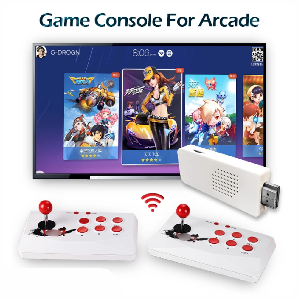 Consola Portatil Arcade Inalambrica 2 Jugadores X6 HD – TecnoHogarJS