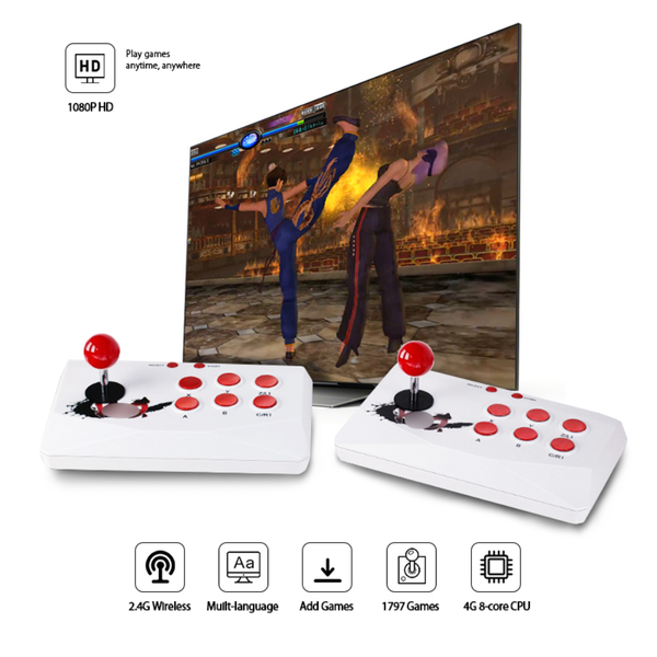 Consola Portatil Arcade Inalambrica 2 Jugadores X6 HD – TecnoHogarJS