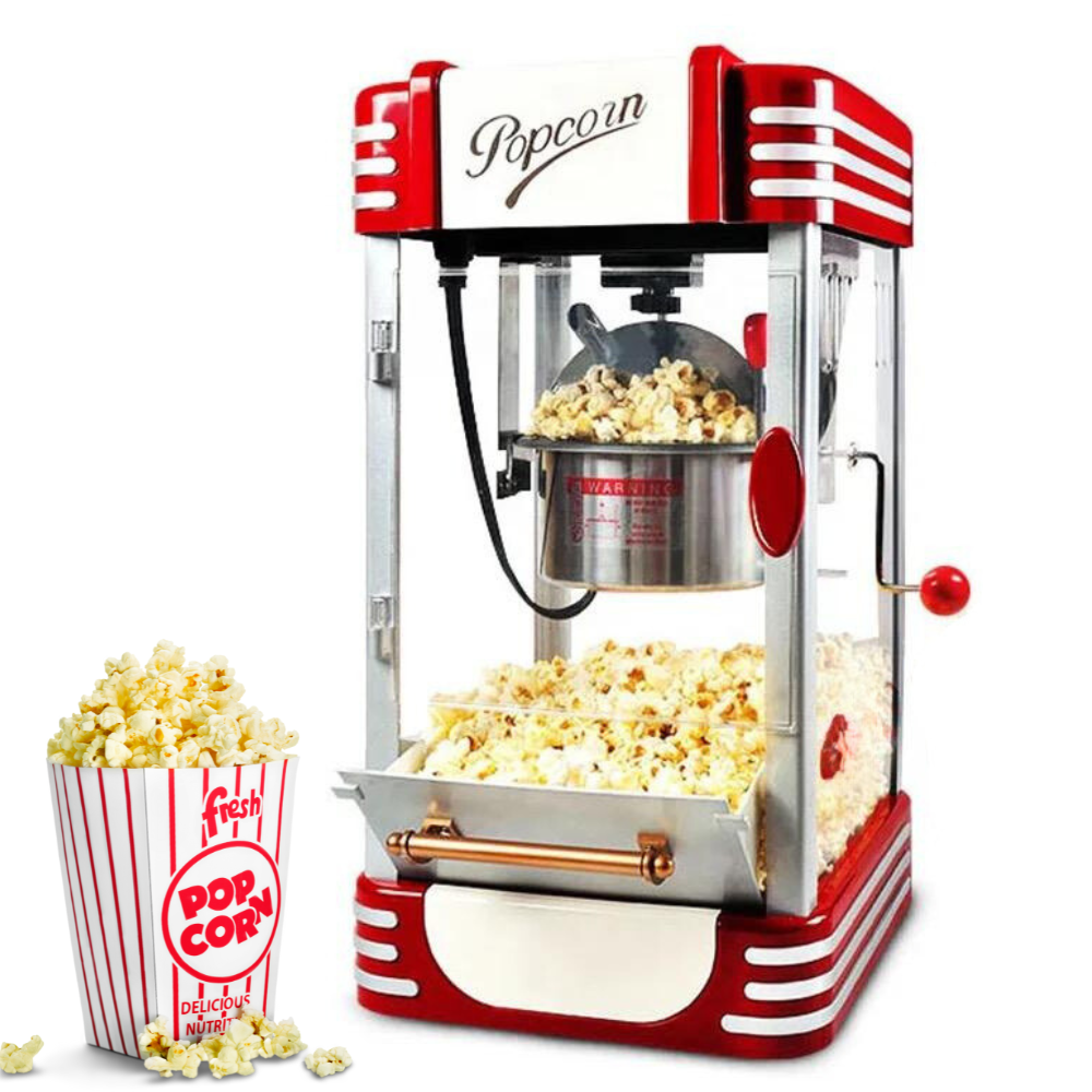 Maquina Crispetera Electrica Profesional Capacidad 10 Tazas – TecnoHogarJS