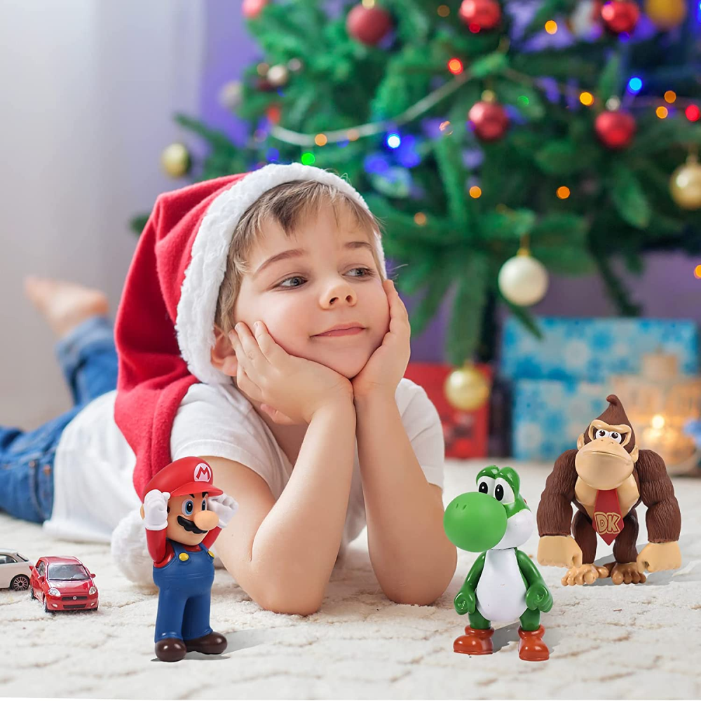 Muñecos De Mario Bross Gran Tamaño 9 Pulgadas De Colección – TecnoHogarJS