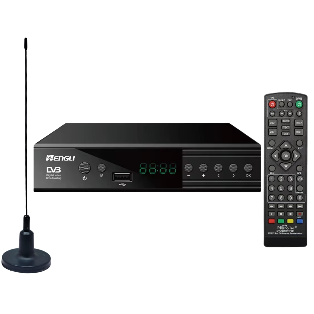Decodificador Tdt Digital Hdmi Rca Usb Con Control Remoto – TecnoHogarJS